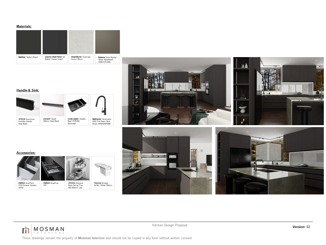Residential Kitchen design services - Mosman Interiors